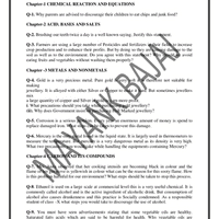 VALUE BASED QUESTIONS - Class 10 PDF Download