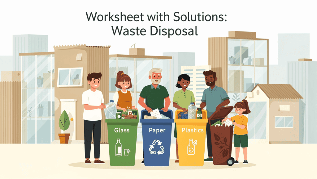 Worksheet with Solutions: Waste Disposal - Social Studies Class 4 ICSE ...