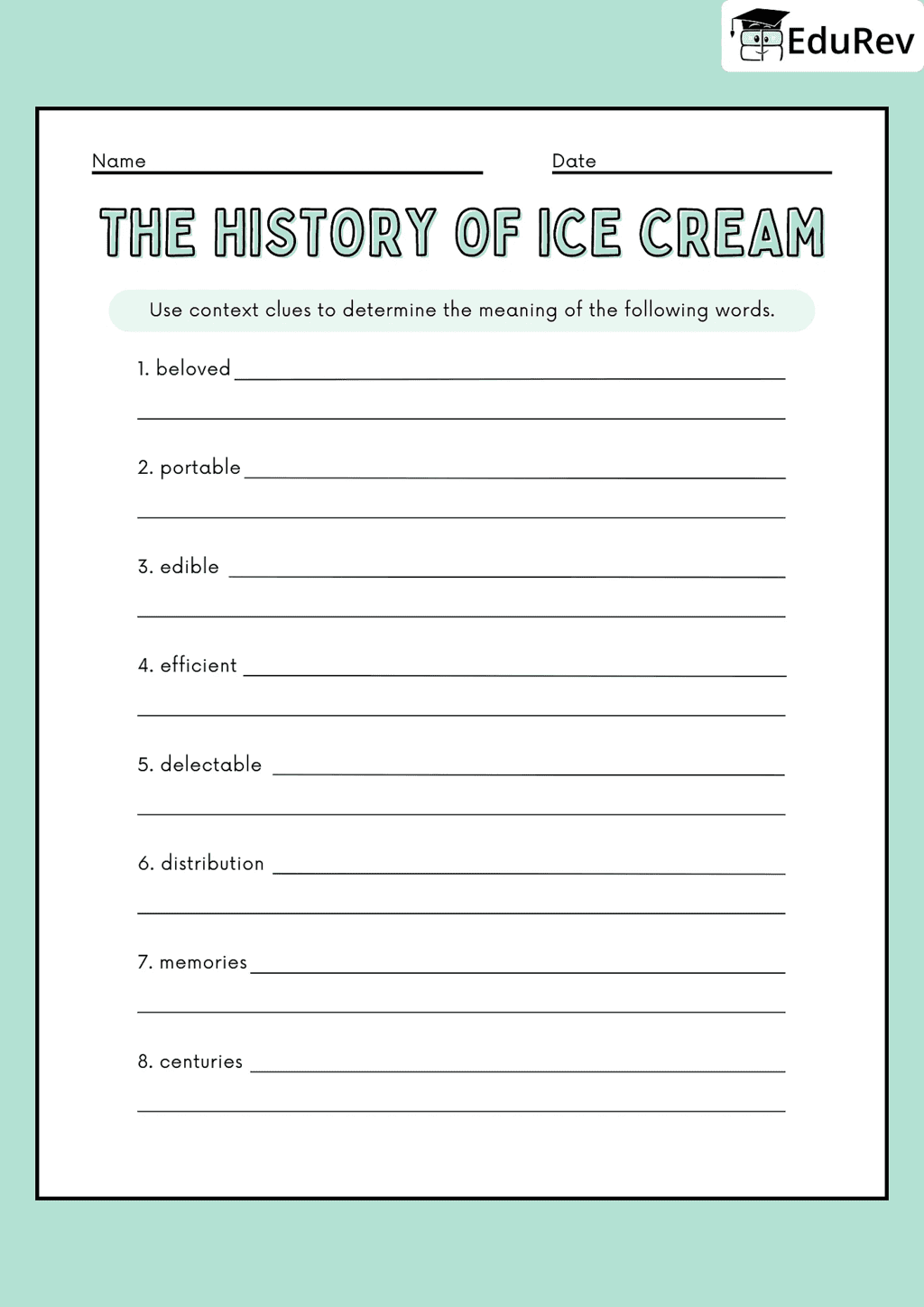 Ice Cream Writing Template First Grade Printable Pdf Download