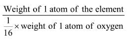 ATOMIC AND MOLECULAR MASSES - Class 11 PDF Download