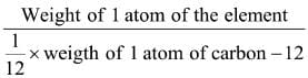 ATOMIC AND MOLECULAR MASSES - Class 11 PDF Download