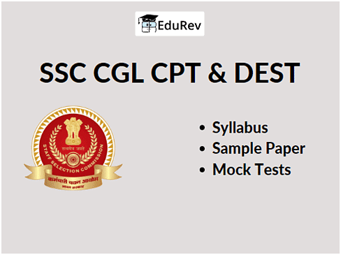 SSC CGL CPT and DEST: Syllabus, Sample Paper and Mock Tests PDF Download