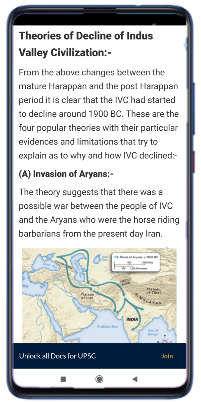 Guide Overview of Indus Valley Civilization (IVC) - UPSC PDF Download