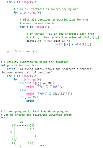 Floyd Warshall Algorithm - Algorithms - Computer Science Engineering ...