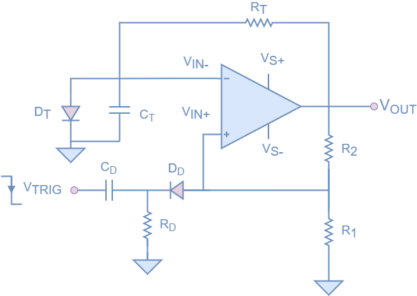 Monostable Multivibrator (Using Op Amp) - Analog and Digital ...