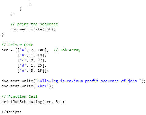 Job Sequencing Problem - Algorithms - Computer Science Engineering (CSE) PDF Download
