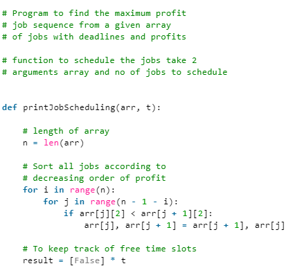 Job Sequencing Problem - Algorithms - Computer Science Engineering (CSE ...