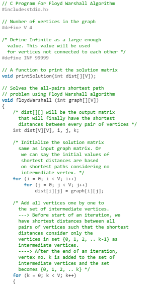 Floyd Warshall Algorithm - Algorithms - Computer Science Engineering ...