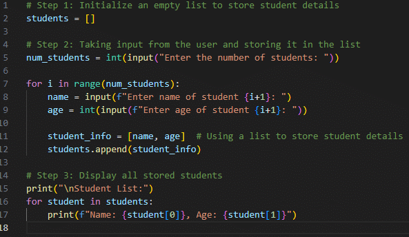 Project Solution: Student Management System P1 - Basics of Python ...