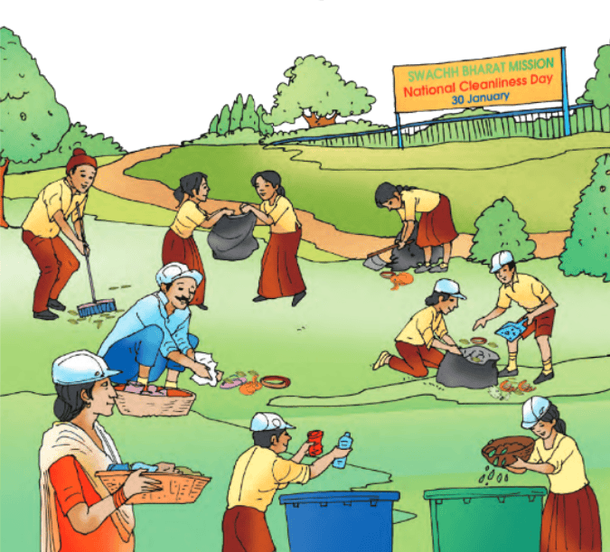 Taking Charge of Waste NCERT Solutions - EVS Class 3: The World around ...