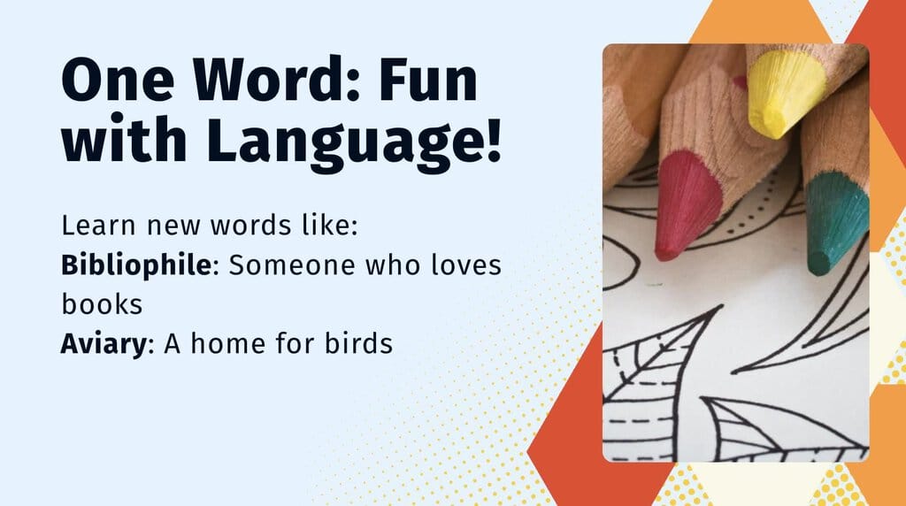 Notes: One Word - English Olympiad for Class 3 PDF Download