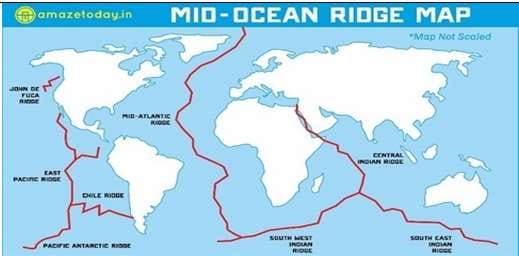 Mid Ocean Ridge Map