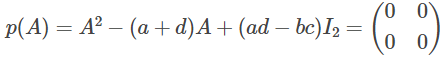 Cayley-Hamilton Theorem Statement and Proof, Examples - JEE PDF Download