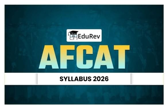 AFCAT Exam Syllabus 2025