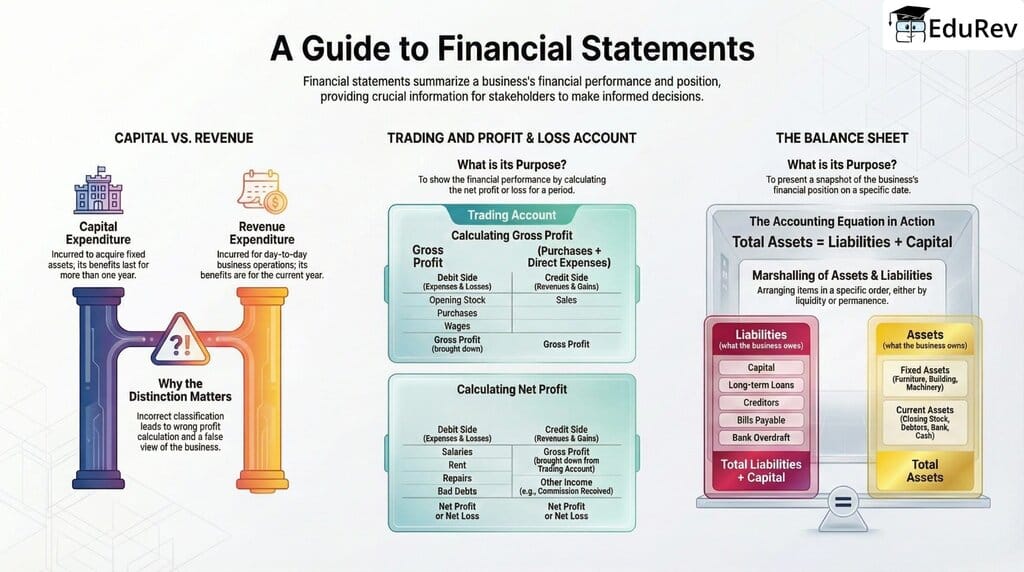Infographic Financial Statements - I - Accountancy Class 11 - Commerce