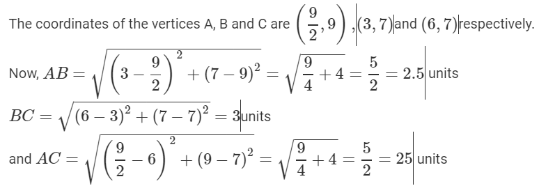 Class 10 Maths Chapter 7 Case Based Questions - Coordinate Geometry