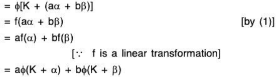 Vector Space Linear Transformation
