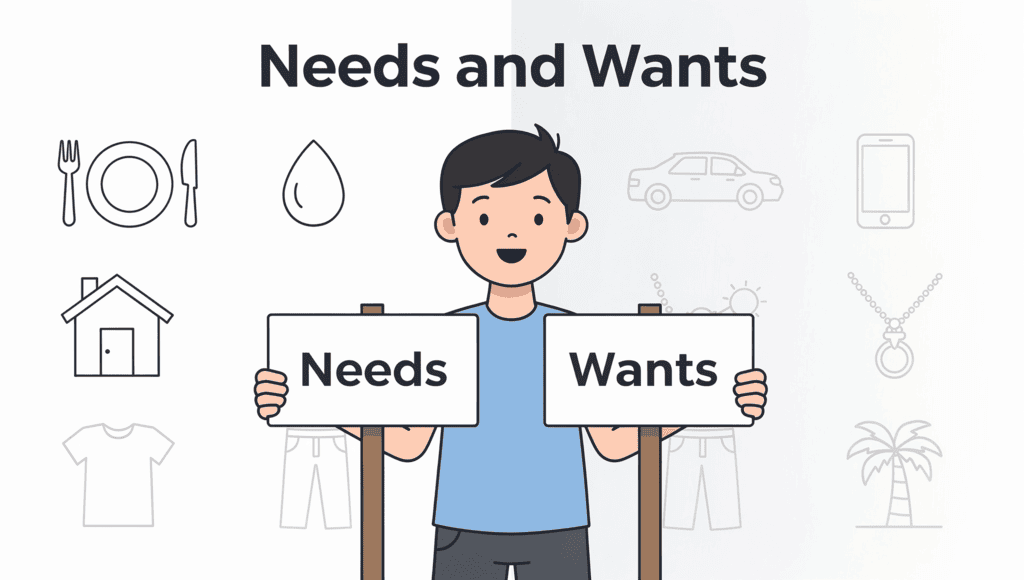 Needs and Wants - Money Management for Students: Save, Budget and Spend ...