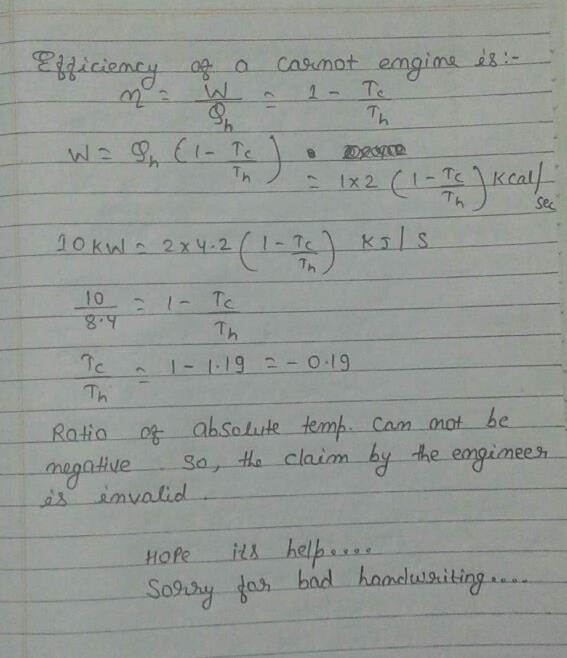 An engineer claims to have made an engine delivering 10kW power with ...