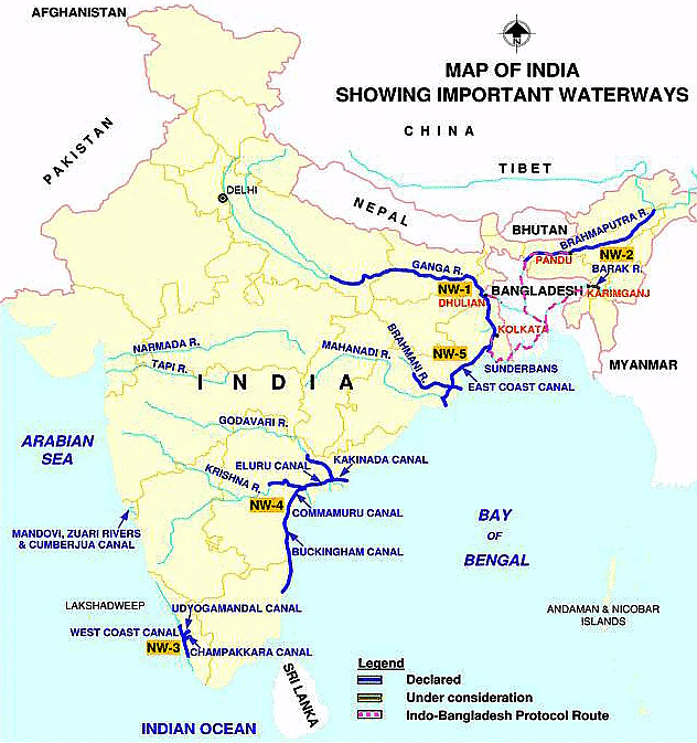 Important Canals in India - UPSC PDF Download
