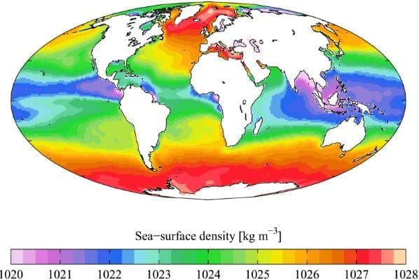 Temperature Density Salinity and Ocean Deposits - Crash Course for UGC ...