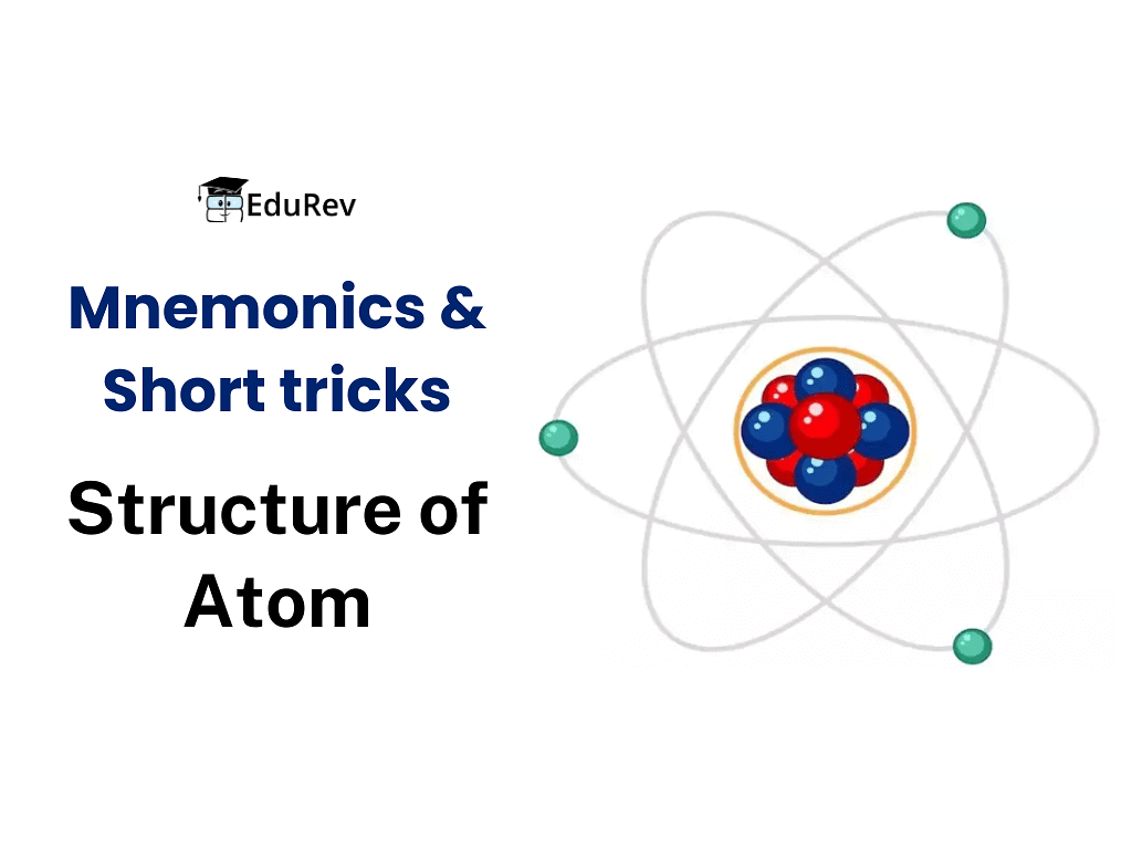 Mnemonics and Short tricks Structure of Atom - NEET PDF Download