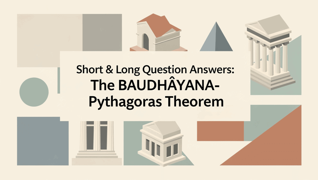 Short and Long Question Answers: The BAUDHĀYANA- Pythagoras Theorem ...