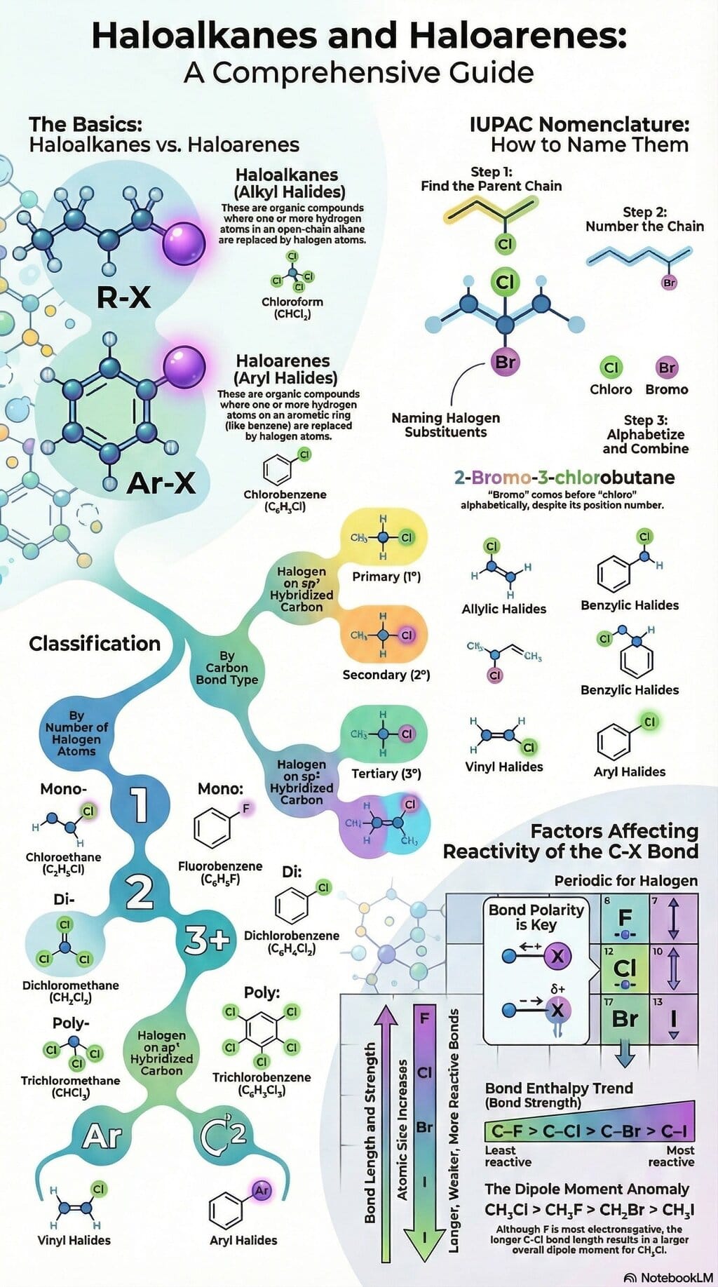 Detailed Infographics: Haloalkanes and Haloarenes - JEE PDF Download