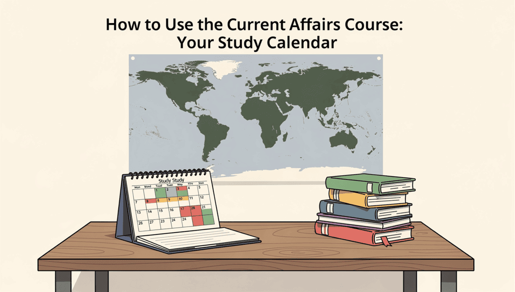UPSC How to Use the Current Affairs Course Your Study Calendar PDF Download