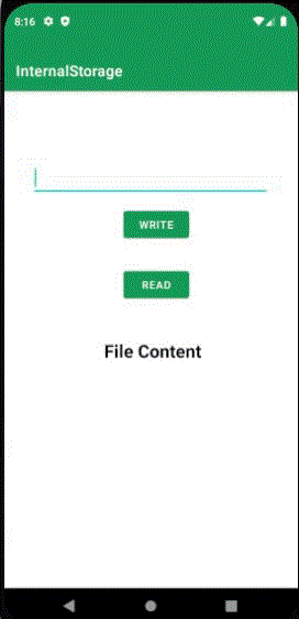 Internal Storage in Android with Example - Software Development PDF Download