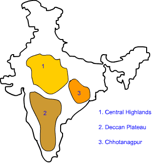 The Peninsular Plateau Physical Features of India - Class 9 PDF Download