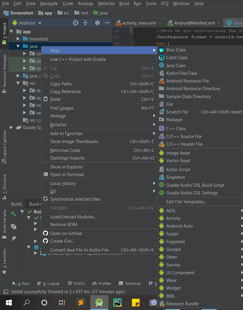 How to Create a New Fragment in Android Studio? - Software Development ...