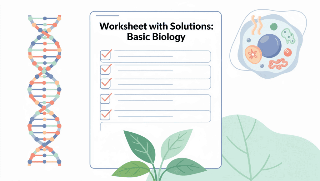 Basic Biology Worksheet - Class 10 Biology ICSE PDF Download
