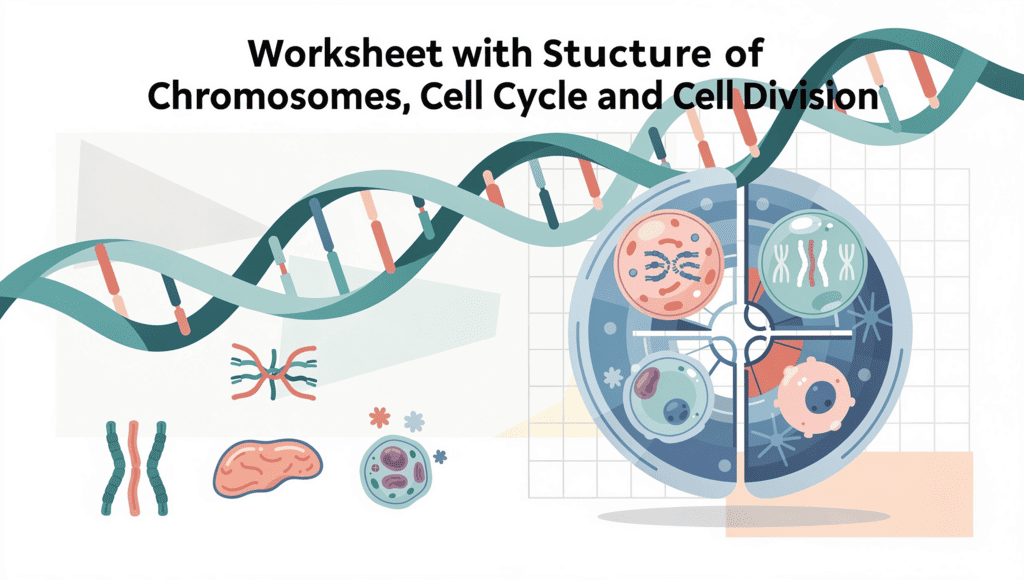 Structure of Chromosomes, Cell Cycle and Cell Division Worksheet - Class