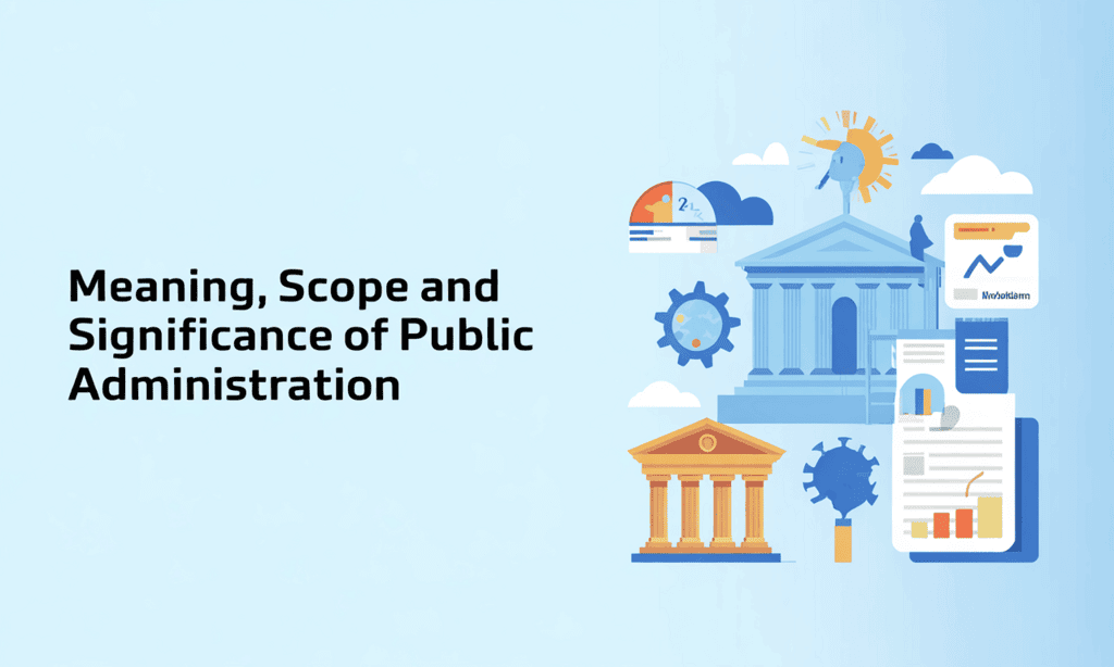 Meaning, Scope and Significance of Public Administration - Public ...
