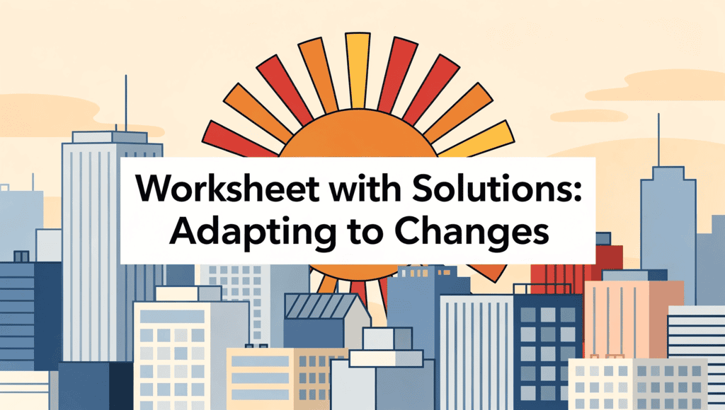 Adapting to Changes Worksheet - Class 3 SST ICSE PDF Download