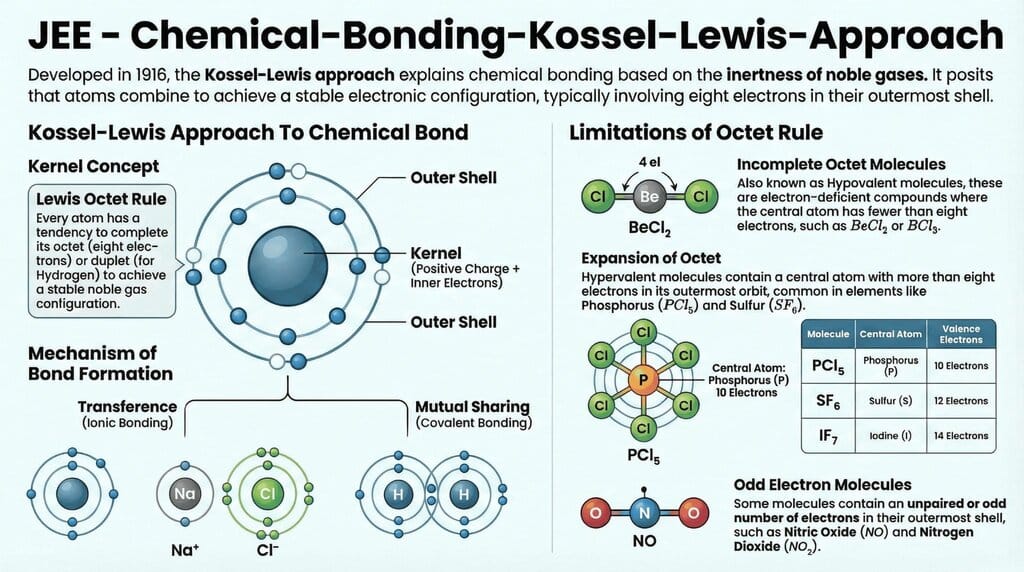 Infographics Chemical Bonding and Molecular Structure - Chemistry for JEE