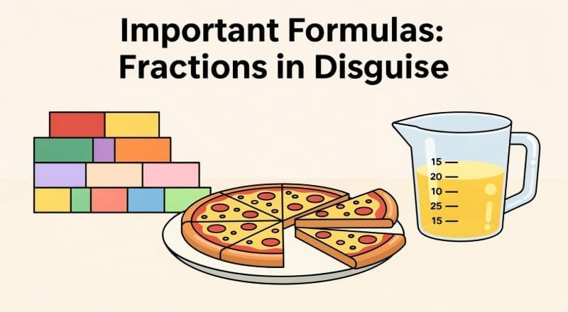 Important Formulas Fractions in Disguise - (Maths) Class 8 (Old NCERT)