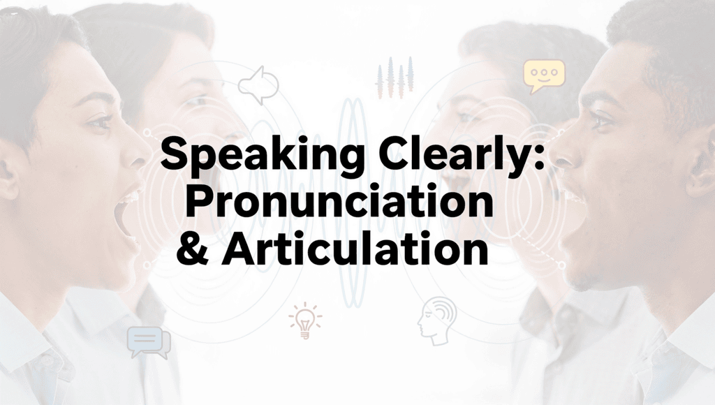 Speaking Clearly: Pronunciation and Articulation - How to Speak with ...