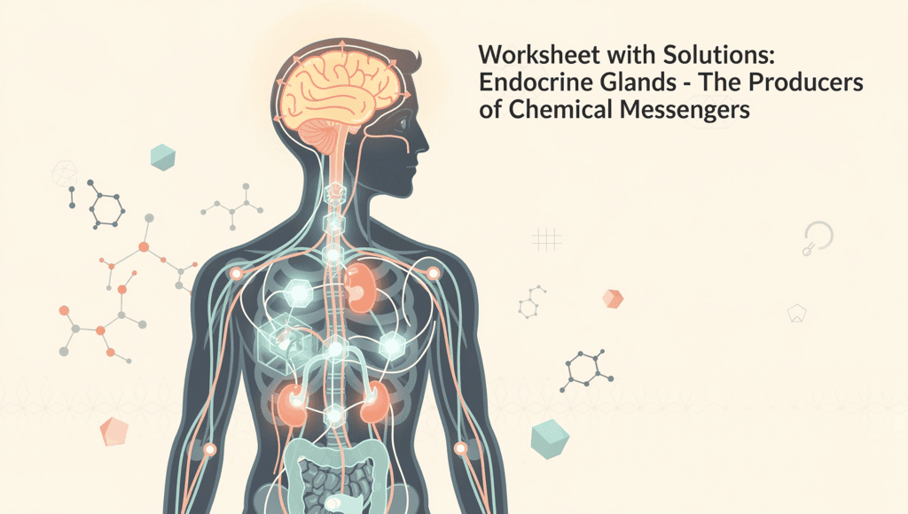 Endocrine Glands - The Producers of Chemical Messengers Worksheet ...