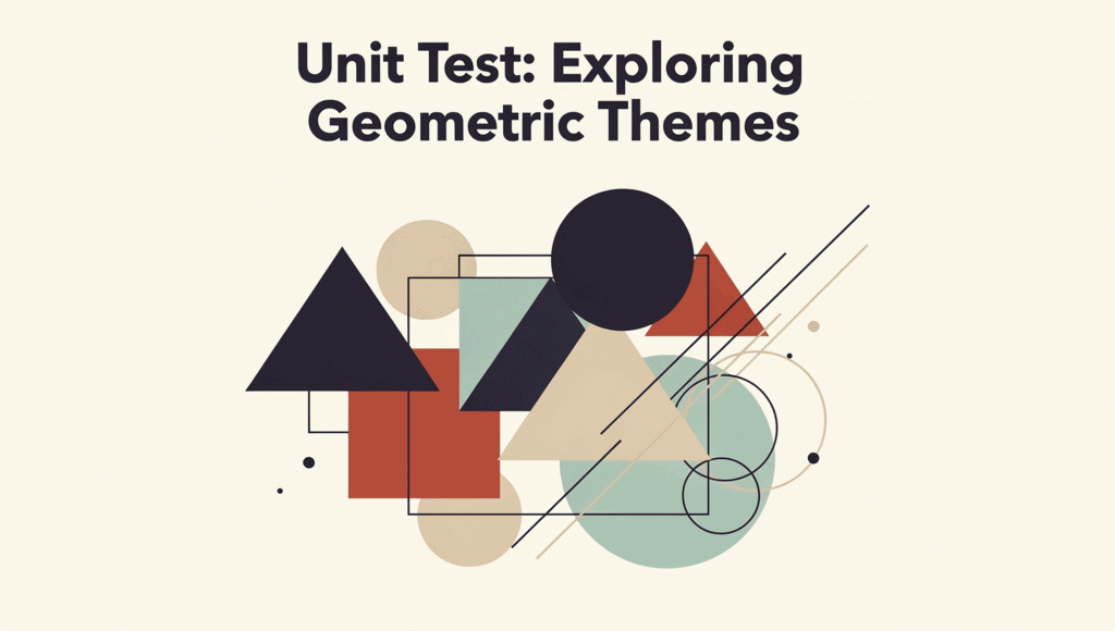 Exploring Geometric Themes Unit Test Class 8 Maths PDF Download