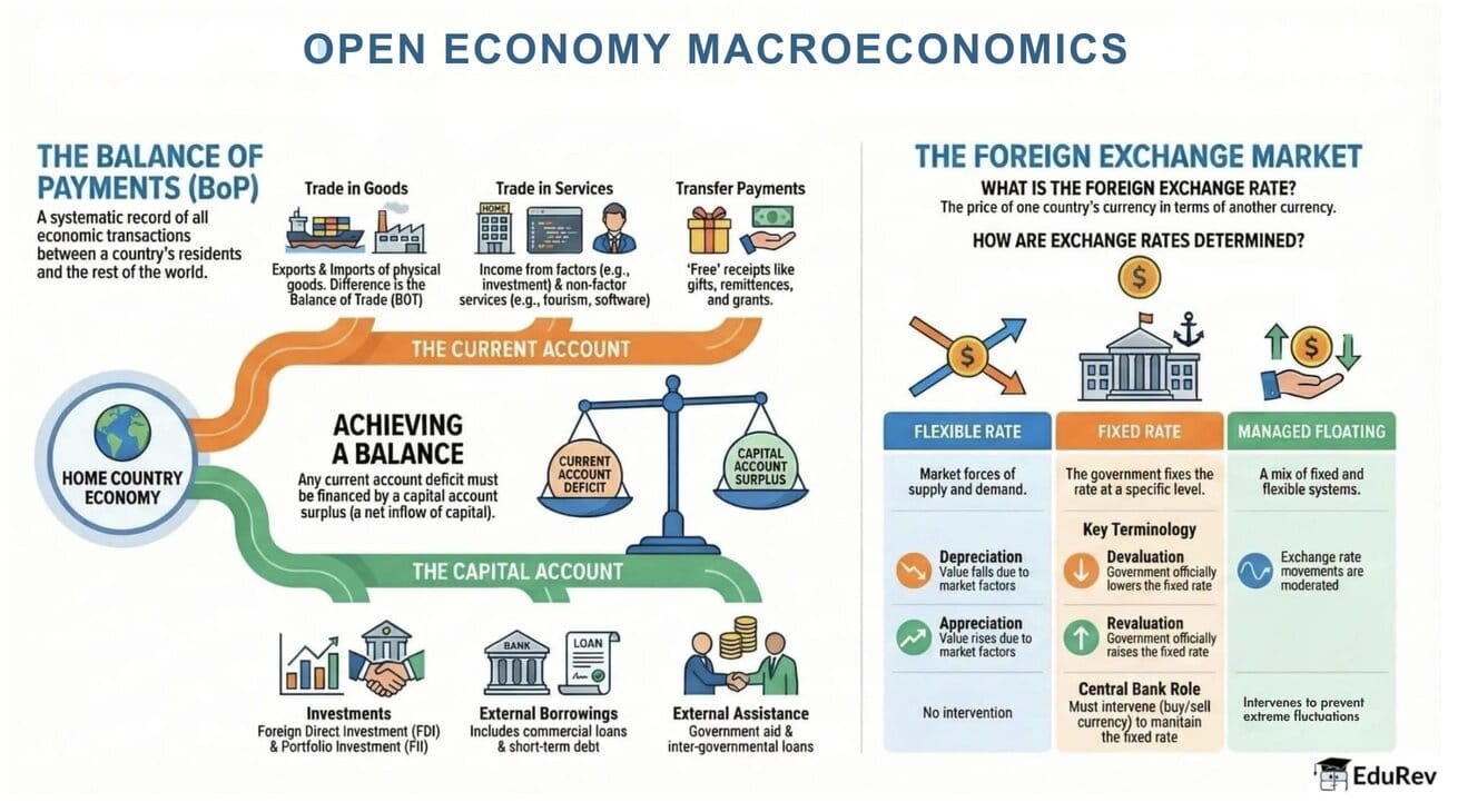 Infographic: Open Economy Macroeconomics - Economics Class 12 ...